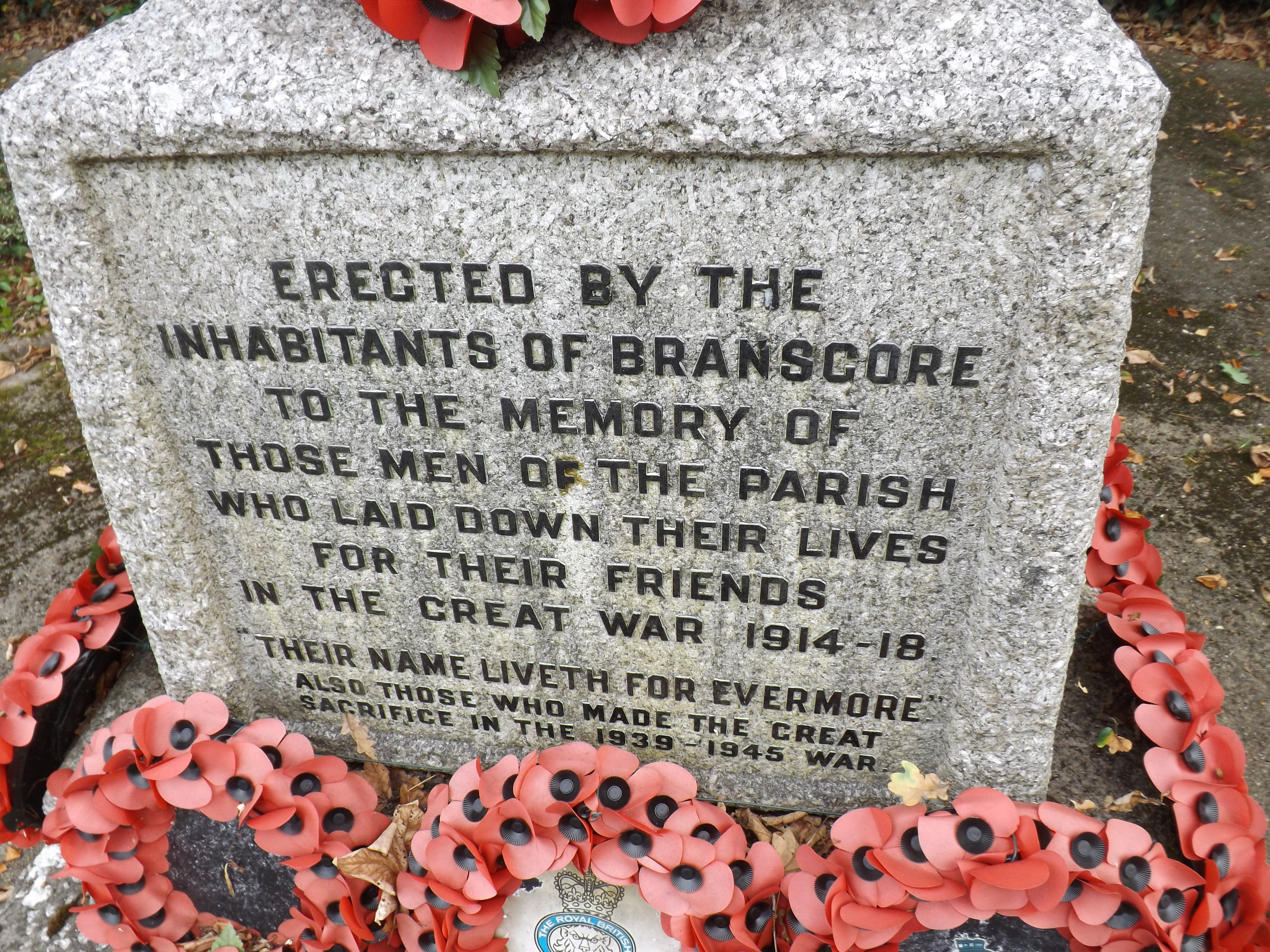 BRANSGORE - War Memorials Online